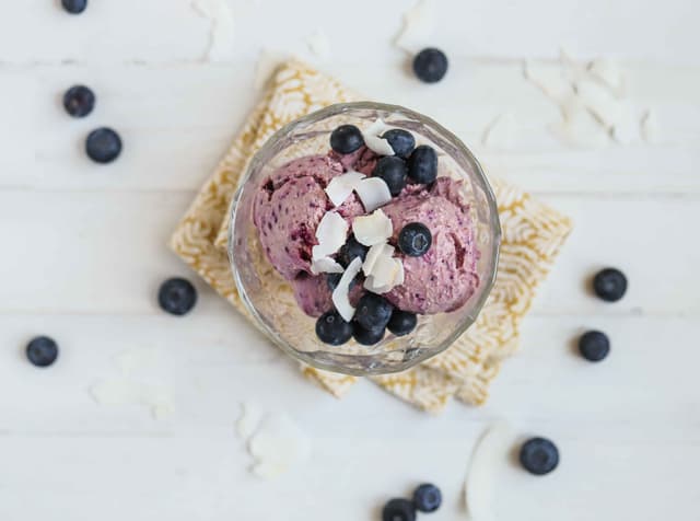 Blueberry Protein Ice Cream | 5-Ingredient Recipe | RunBuzz
